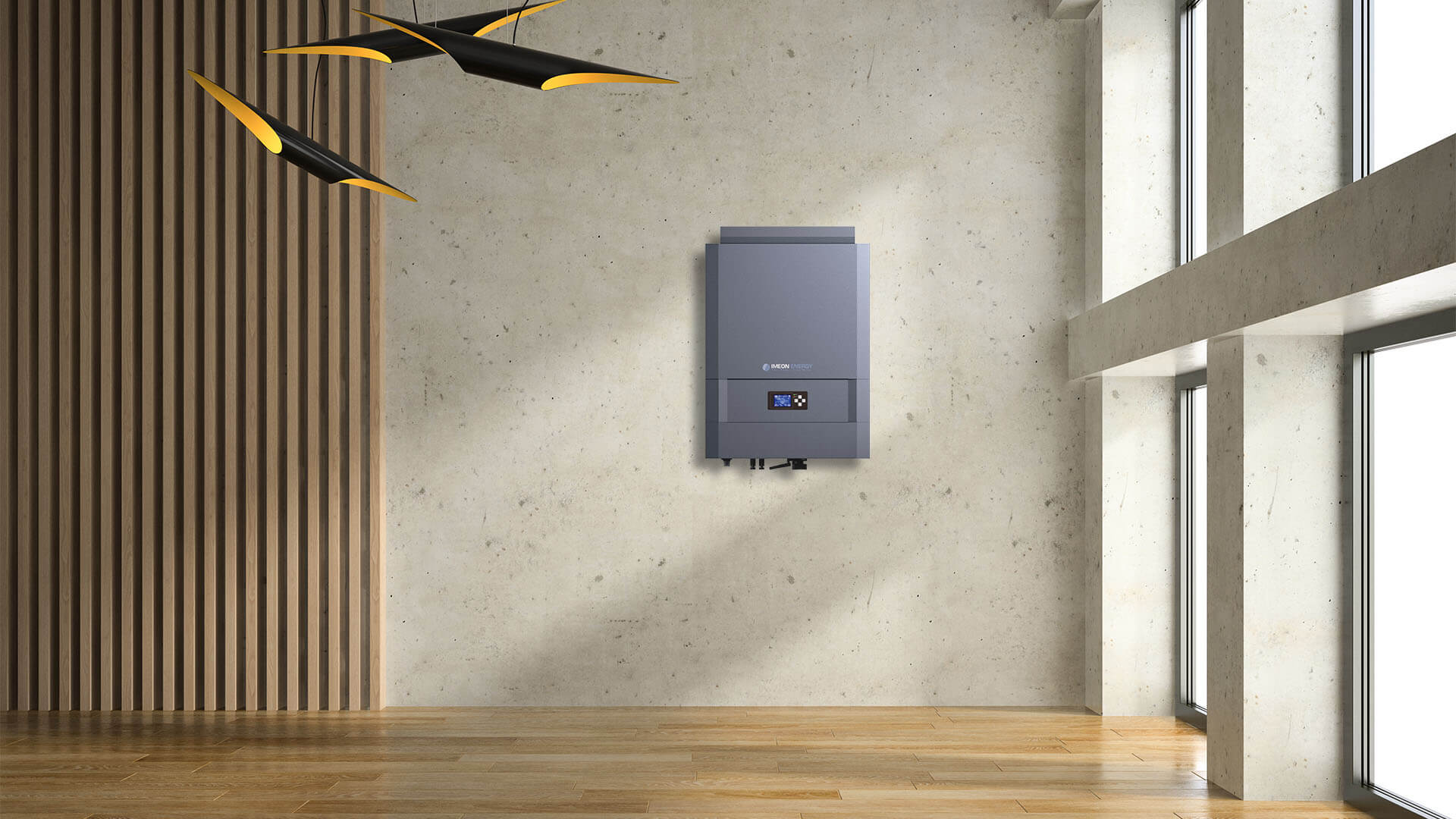 Onduleur hybride solaire IMEON intelligent et connecté